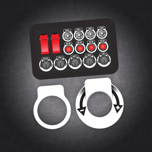 Button box ADD-ON pack (White base colour) | Moonraker designs