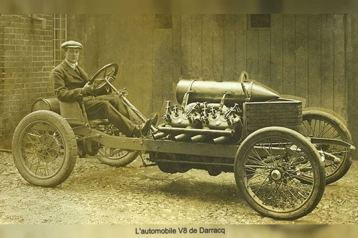 Le premier moteur V8 dans une automobile - 1903