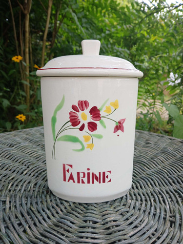 Pot Farine Salins | Autrefois Brocante