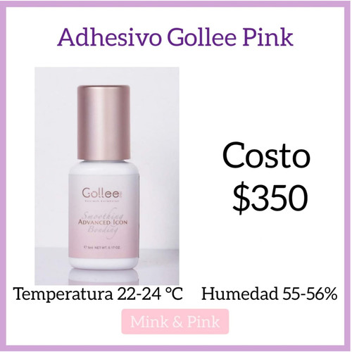 Adhesivo Gollee Pink | Mink & Pink