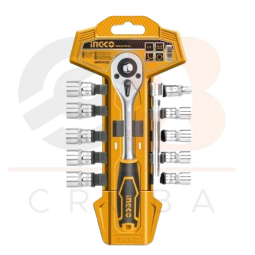 Set de dados con matraca 1/4" | CRUBA