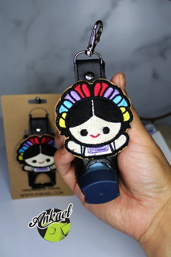 Lele Inhaler Holder Keychain, Cute Lele Mexican Doll Inhaler holder ...