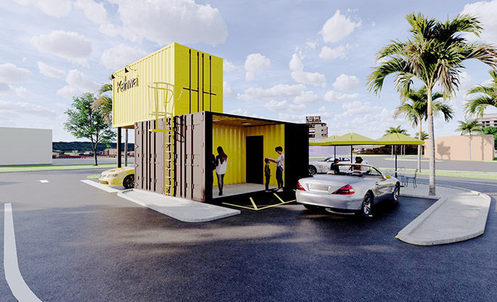 Ideas of Shipping Container Drive Through Coffee Shops