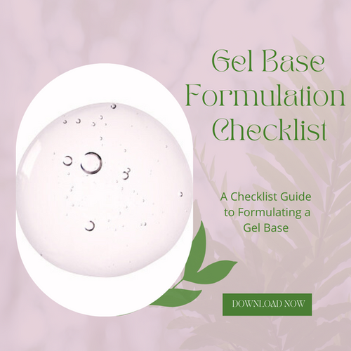 Gel Base Formulation Checklist | Pretty Palace