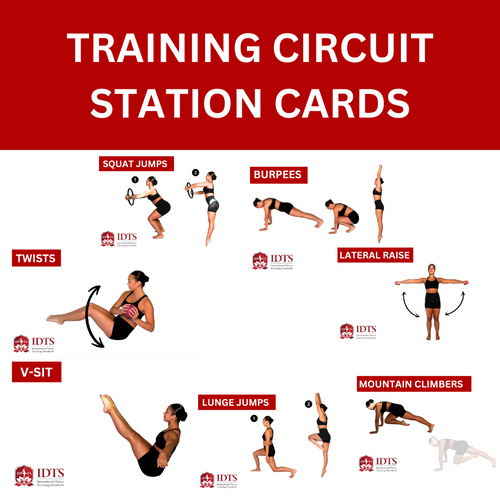 Training Circuit Station Cards | Dance Teaching Stand