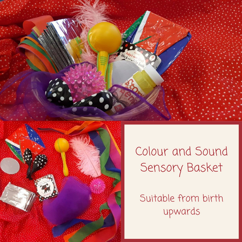 Colour and Sound Sensory Basket | Story Sense