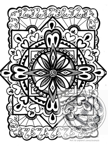 Grounding in Strength Coloring Page | Painted Prayers