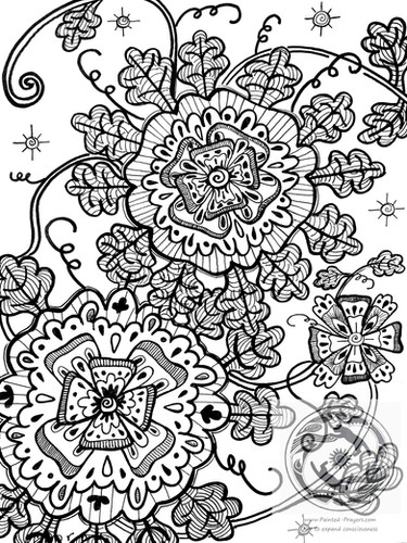 Infinite Potential Coloring Page | Painted Prayers