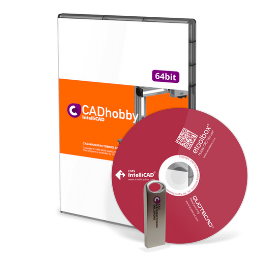 CADhobby IntelliCAD + DVD USB Stick | Cadhobby
