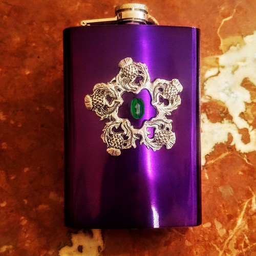 Scottish Thistle Flask | K. Dopita Studio