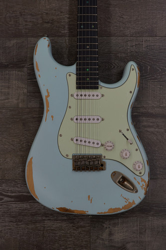 AIO S3 Electric Guitar - Relic Sonic Blue (Ebony Fingerboard) | Your ...