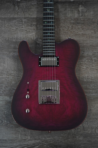 AIO TC1-HH Left-Handed Electric Guitar - Boysenberry *Humbucker Pickups ...