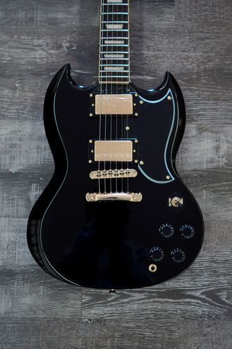 AIO ASG Electric Guitar - Black | Your Next Custom AIO l All In One Guitar