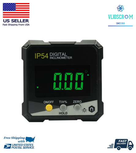 Precision LCD Digital Inclinometer Slope Meter IP54 Waterproof ...