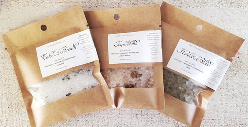 SAMPLE - Positive Affirmation Foot/Bath Salt Tubes | La Belle Naturelle