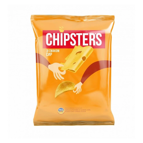 Potato chips CHIPSTERS with the flavor of cheese 180g | Borsch