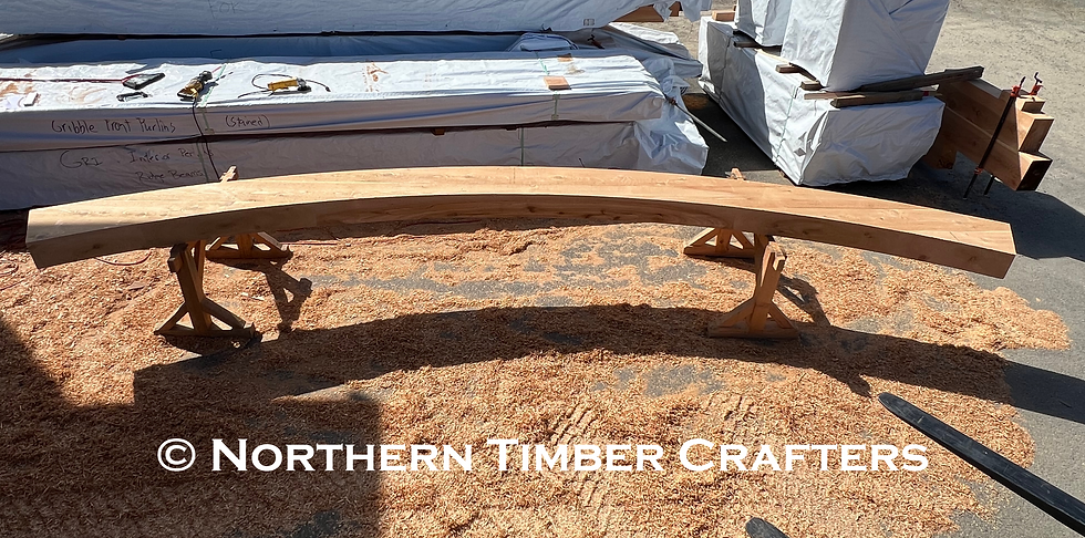 Curved Beams and Arched Timber Features