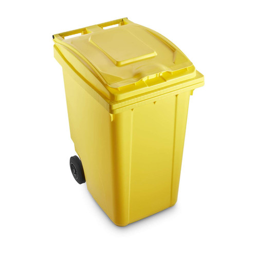 BIDONE CARRELLATO PER RIFIUTI LT 360 | magazzinilara