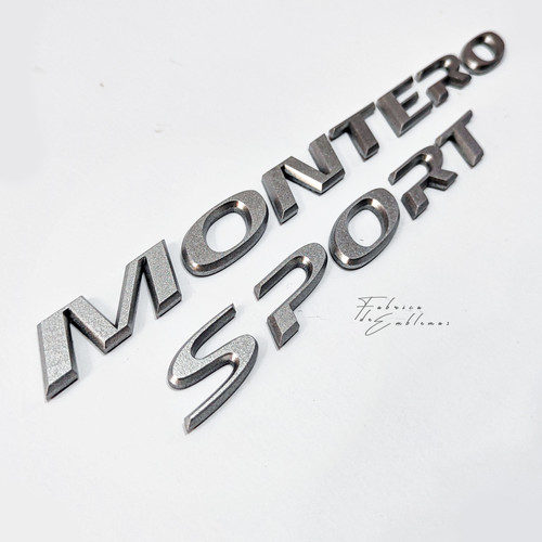 Letras para tapa MONTERO SPORT | Fabrica de Emblemas