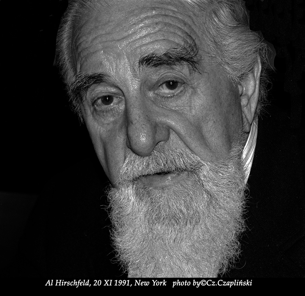 PORTRET z HISTORIĄ Albert HIRSCHFELD