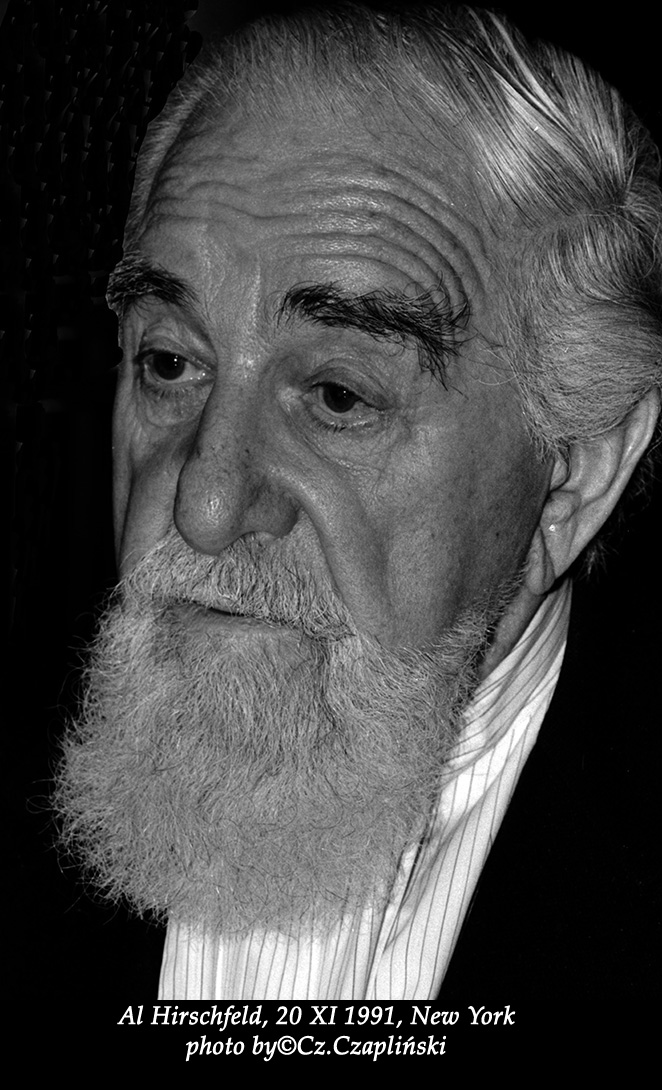 PORTRET z HISTORIĄ Albert HIRSCHFELD