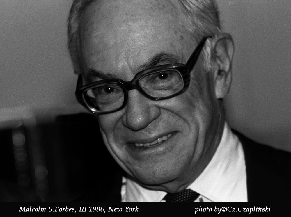 PORTRET z HISTORIĄ Malcolm S. Forbes
