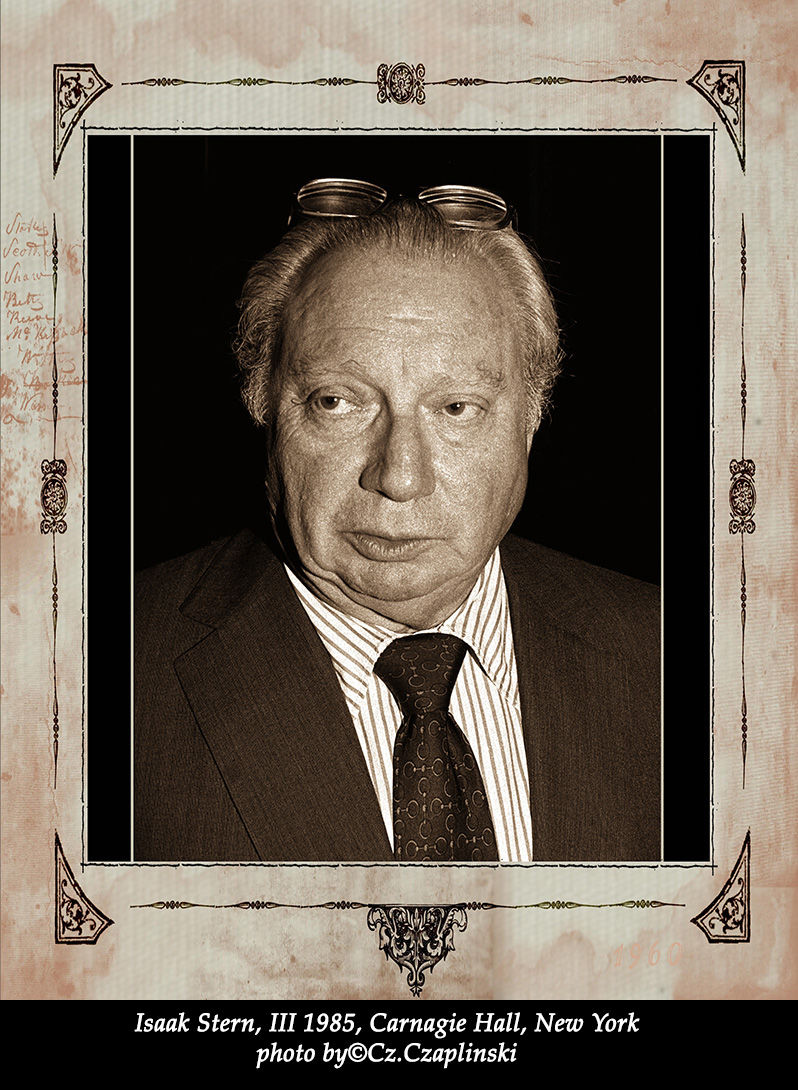 PORTRET z HISTORIĄ Isaac Stern