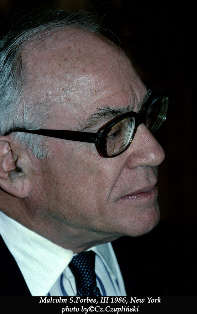 PORTRET z HISTORIĄ Malcolm S. Forbes