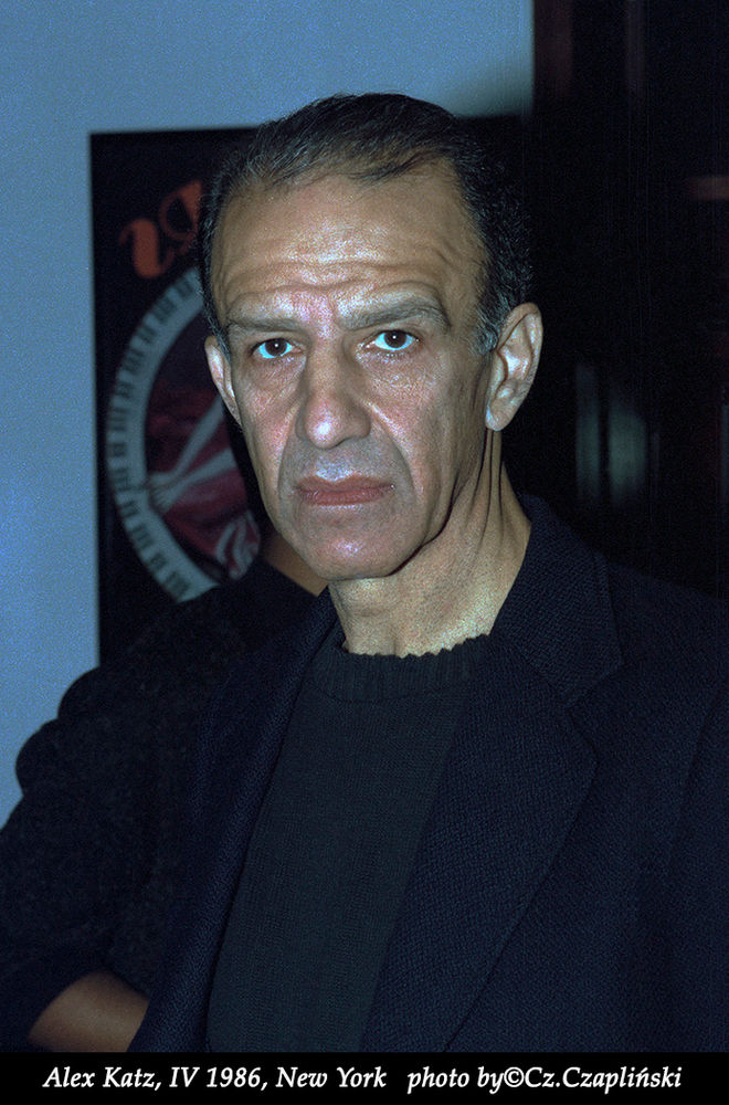 PORTRET z HISTORIĄ Alex Katz