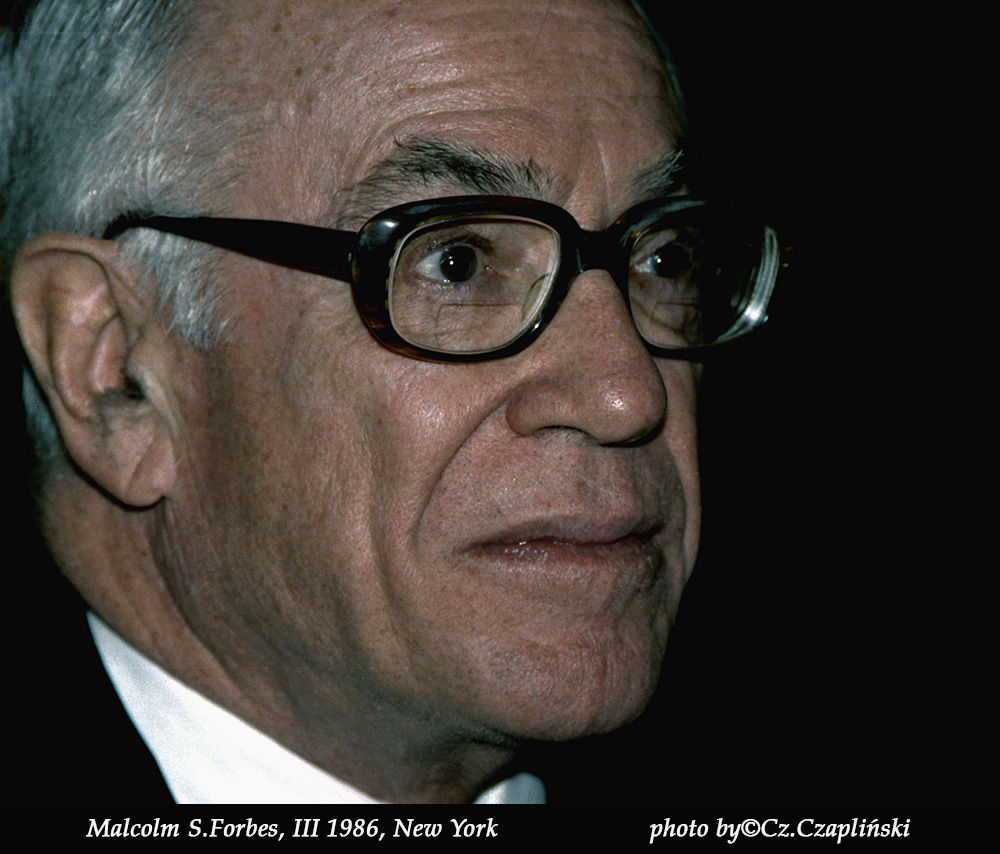 PORTRET z HISTORIĄ Malcolm S. Forbes