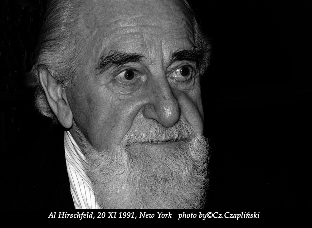 PORTRET z HISTORIĄ Albert HIRSCHFELD