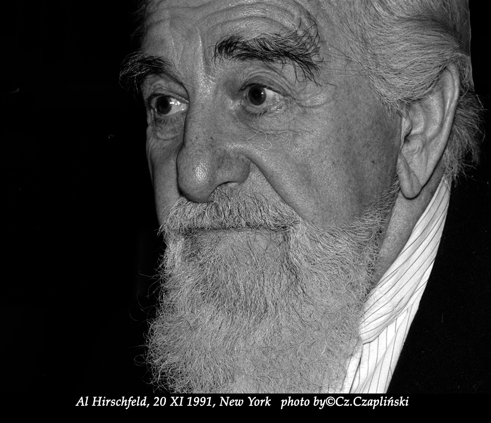 PORTRET z HISTORIĄ Albert HIRSCHFELD