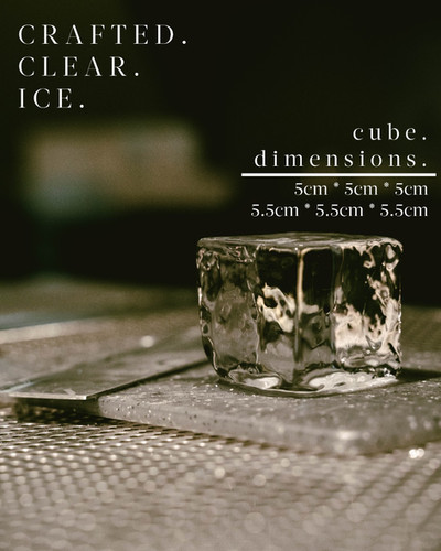 Clear cube ice Small box ( 95 pcs) | Malaysia Clear Ice