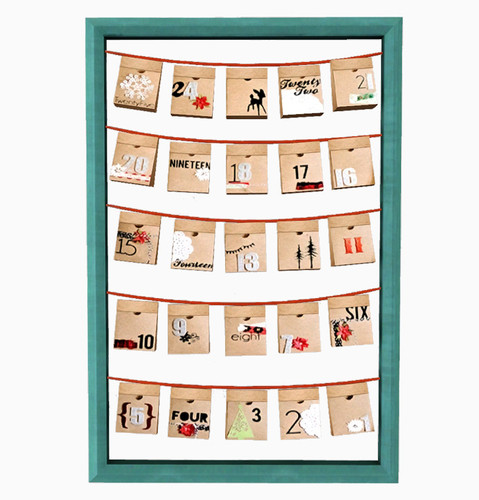FRAMED ADVENT CALENDAR | homegrown