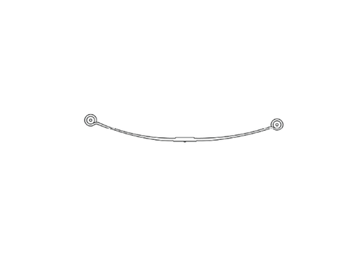 FORD TRANSIT MK7 2006-2013 (Single Leaf) Rear Vehicle Spring | GME Springs