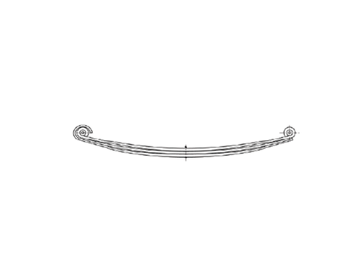 MERCEDES ACTROS,AXOR (3 Leaf) Front Vehicle Spring | GME Springs