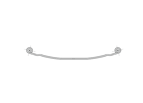 DAF LF45 (Single Leaf) Rear Vehicle Spring | GME Springs