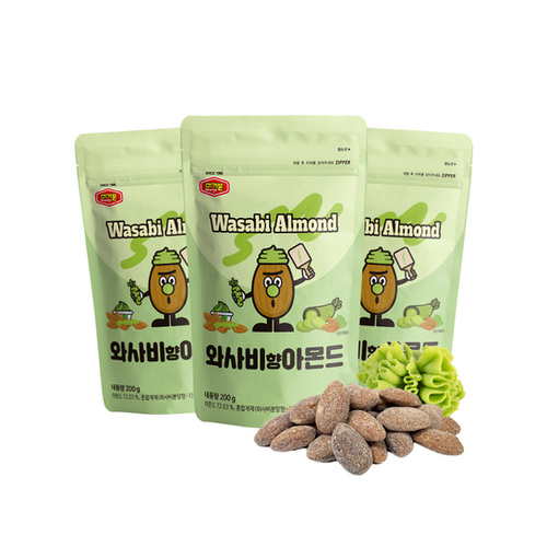 Wasabi Almond 200g | AJAMARTKOREANGROCERY
