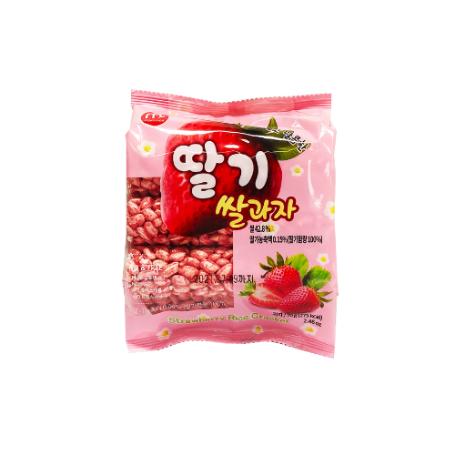Mammos Strawberry Rice Cracker | AJAMARTKOREANGROCERY