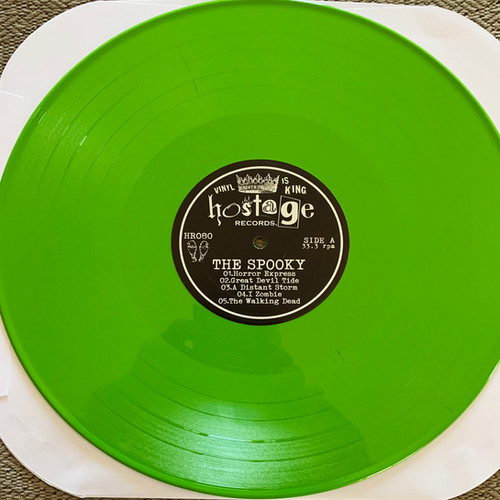 HR080 The Spooky Horror Punk LP Goblin Green | Hostage Records