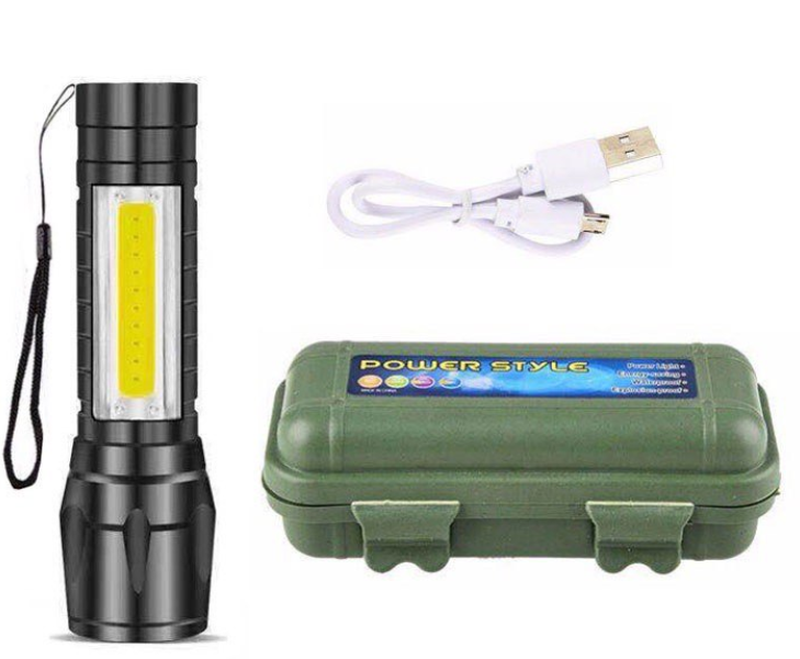 USB Rechargeable Multi-Functional LED Torchlight | Hardware Online