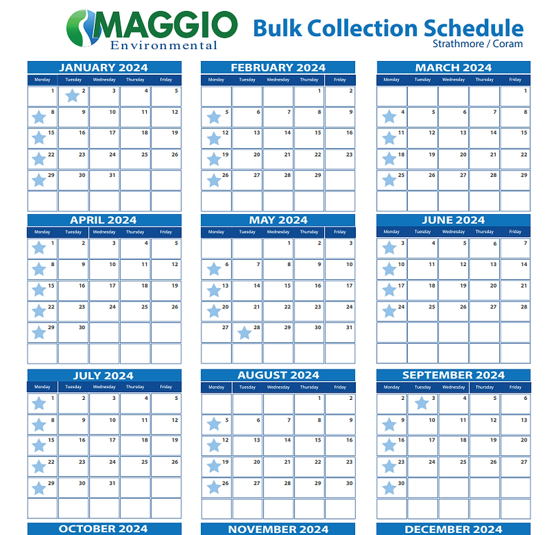 Holiday Recycling schedule | Maggio Environmental