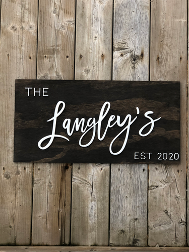 Custom Cottage or House Sign | Personalized Cottage Sign | Personalized ...