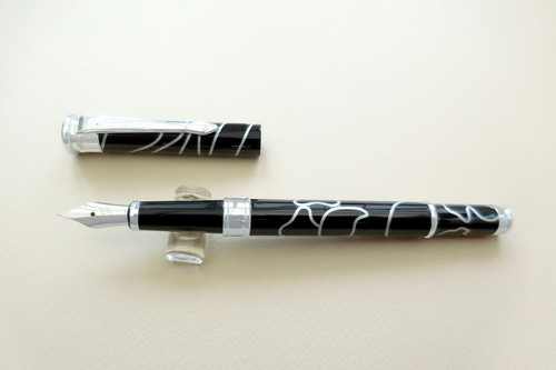 Jackson Pollock Black Fountain Pen | autographpens