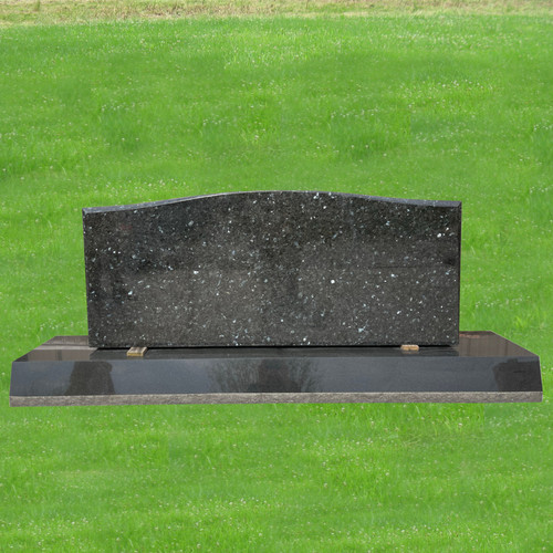 Emerald Pearl Granite Monument Large Headstone MN-00B | stonespectrum