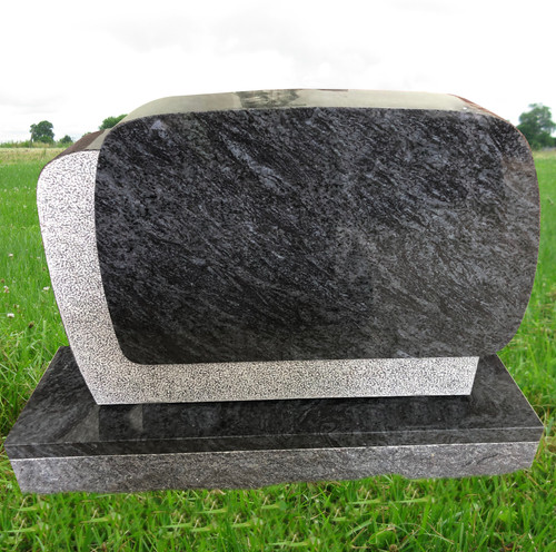 Bahama Blue Granite Monument Headstone MN-271 | stonespectrum