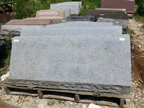 Gray Granite Western Slant Headstone Monument SL-23 | stonespectrum