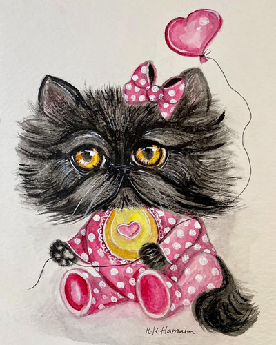 Felicity, Original Watercolor | Kiki Colors