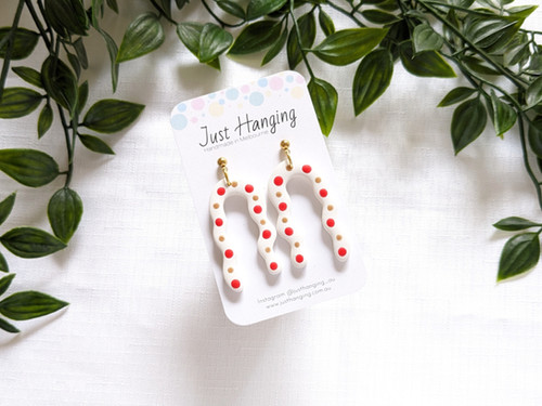 Spotty Squiggly Arch Dangles | Just Hanging