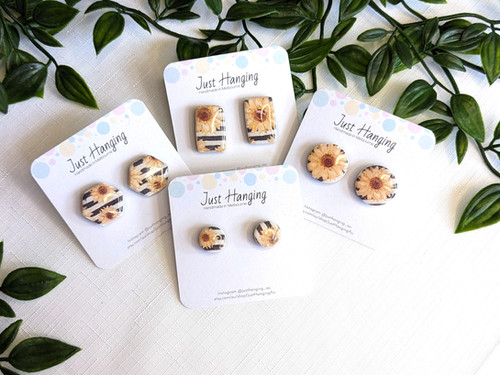 Sunflower Studs - Beauty & the Mini Beasts | Just Hanging
